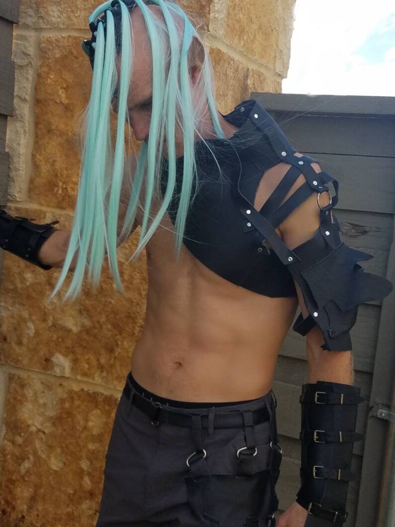 Cosplay LARP Adult Costume Elven costume leather shoulder | Etsy