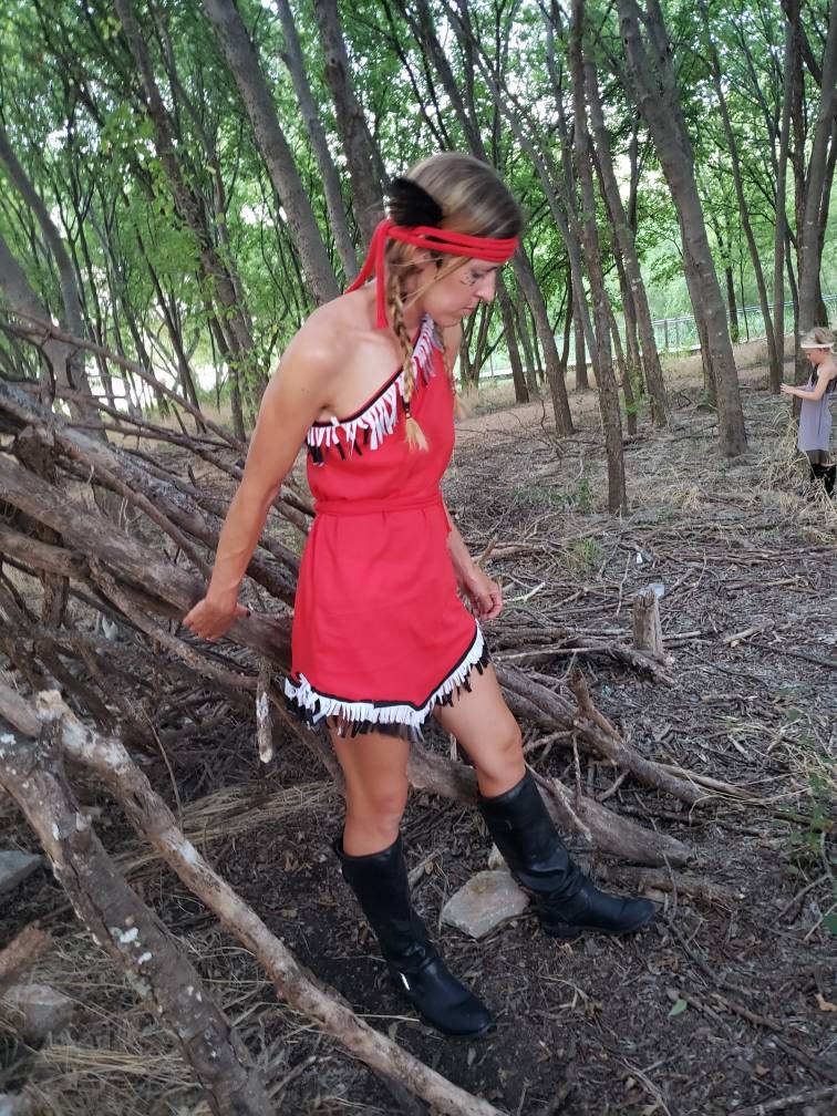 Pocahontas Outfit Indian Costume Sacagawea Costume - Etsy Hong Kong