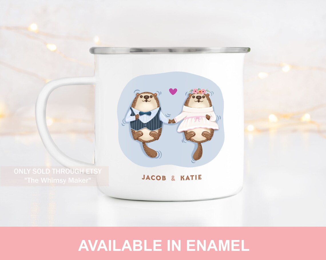 Otter Wedding Gift Otter Engagement Present Significant Otter Themed ...