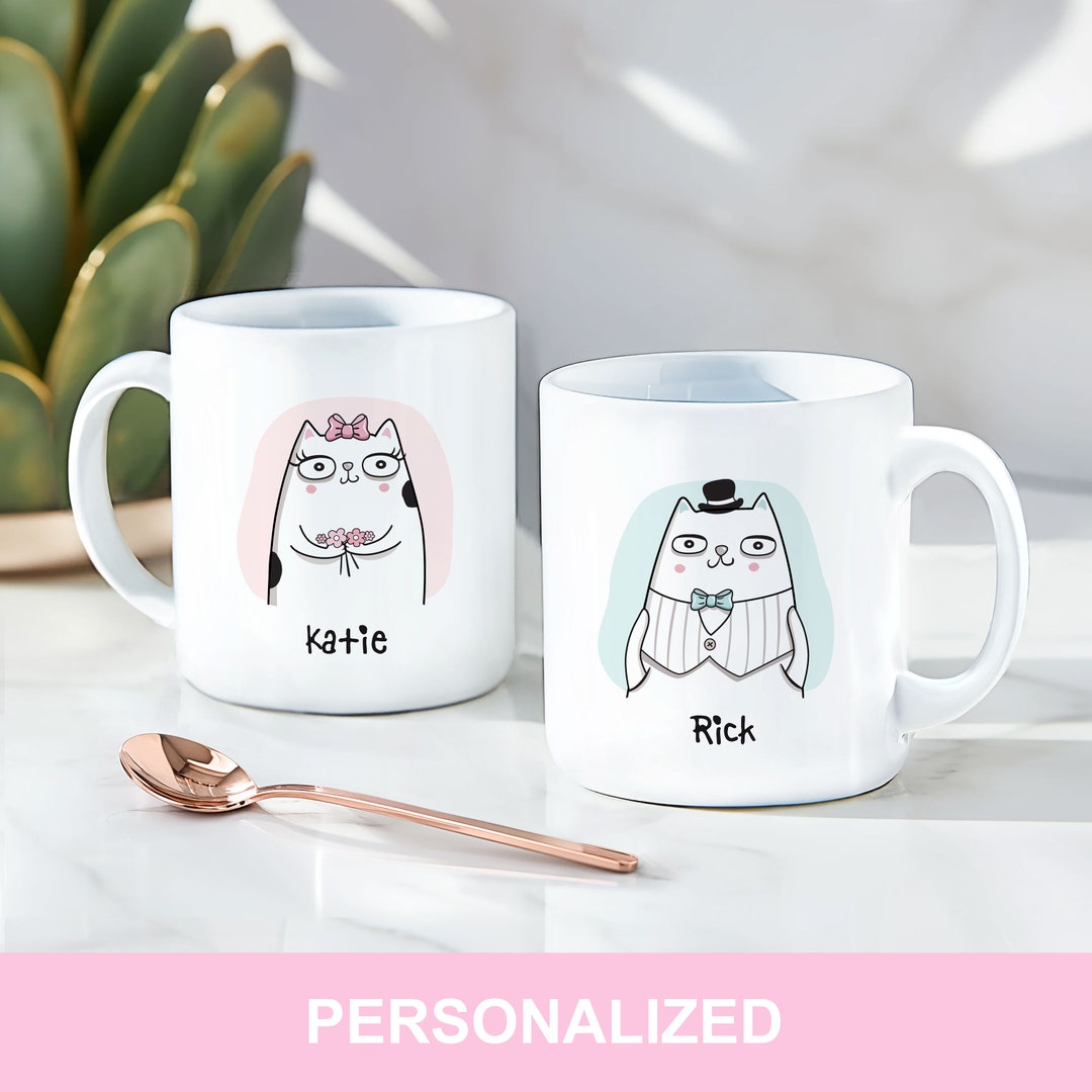 Cat Valentine Gift for Couples, First Valentine Married Valentine Gift ...