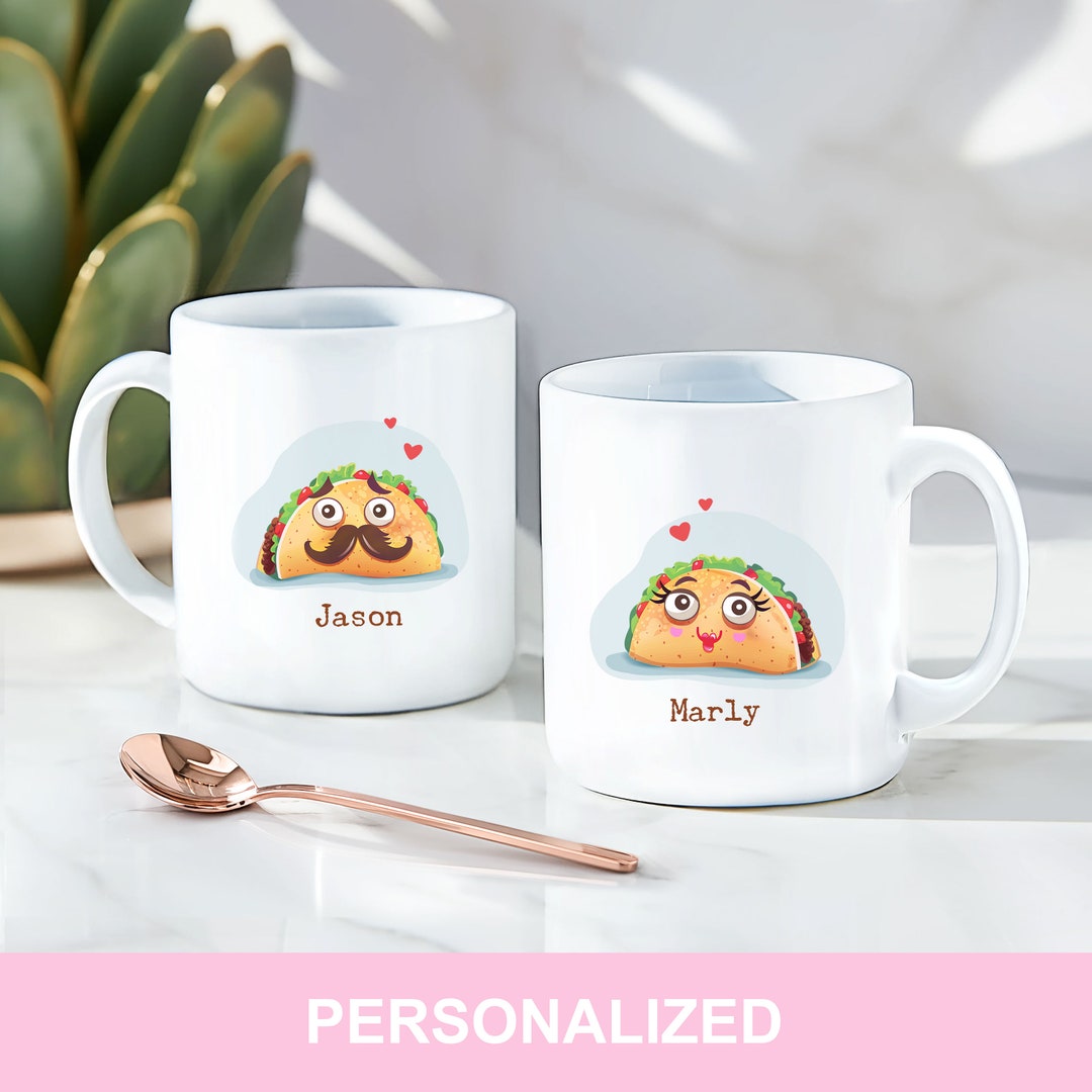 Taco Couple Gift Personalized Anniversary Gift for Boyfriend for ...