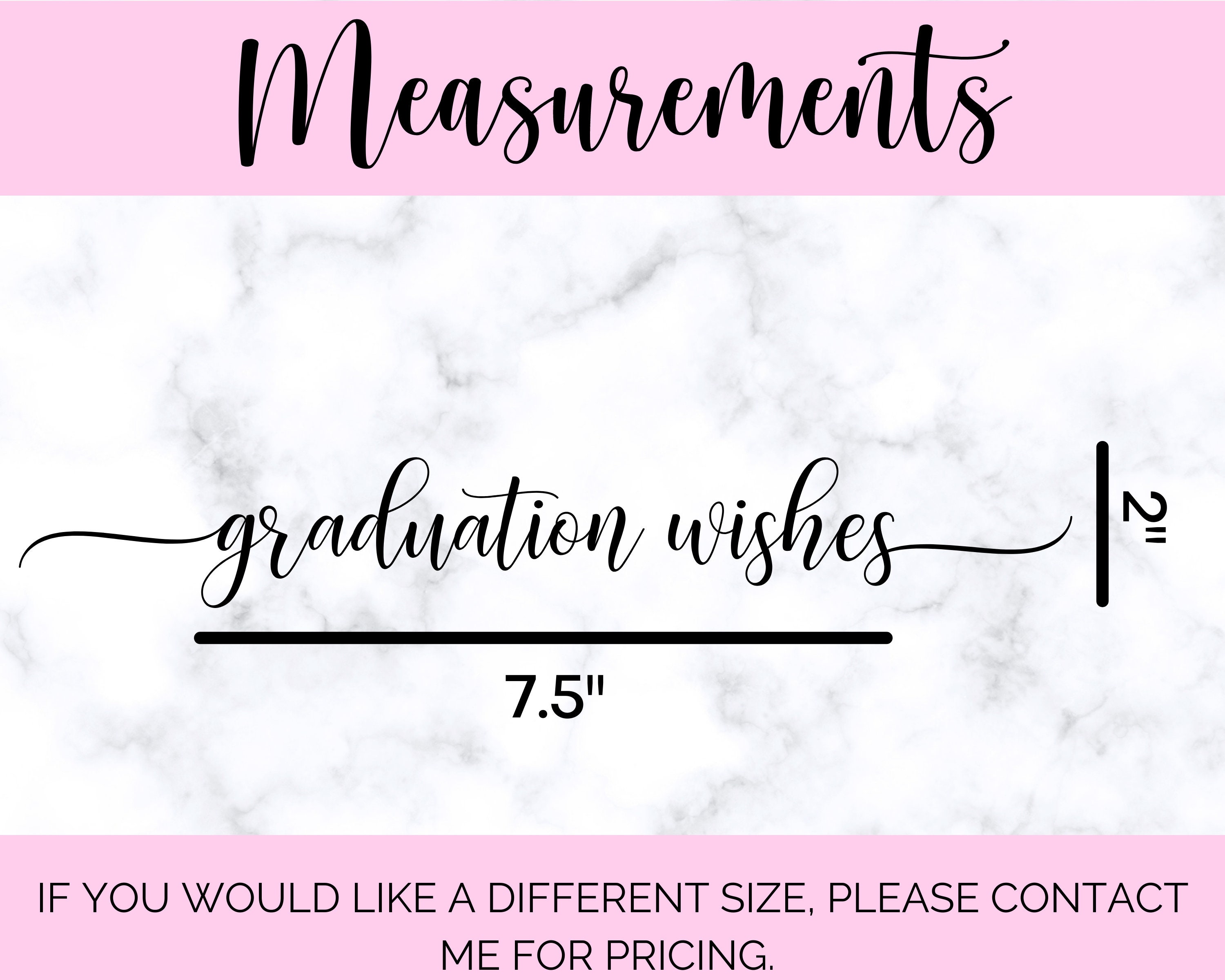Personalized Graduation Wishes Decal/graduation - Etsy