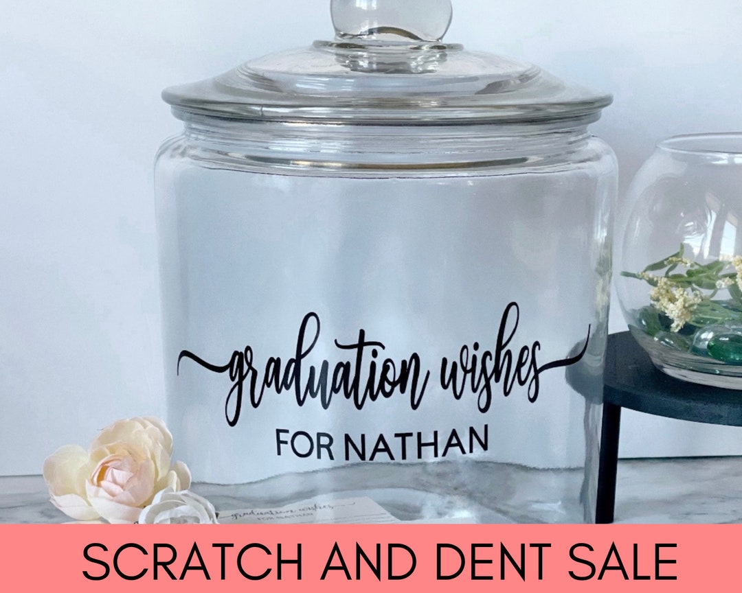 Graduation Wishes Memory Jar/graduation Party Decor/graduation ...
