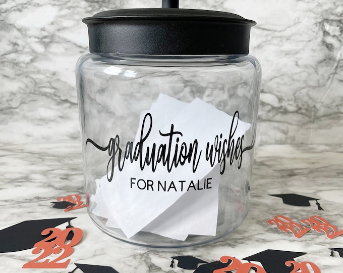 Personalized Graduation Wishes Decal/decal Only/graduation Decals ...