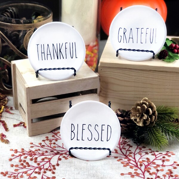 Thankful Plates - Etsy