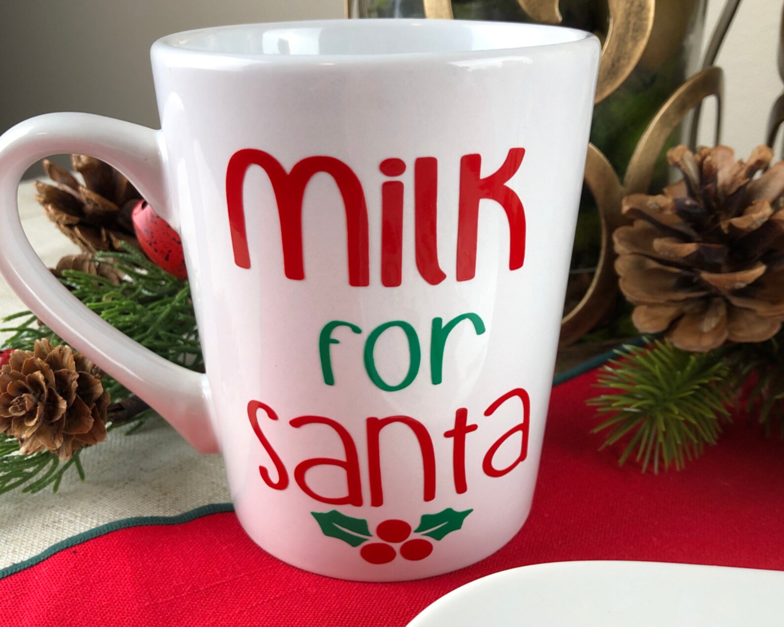 Cookies for Santa Set/santa Cookie Plate Set/santa Milk and | Etsy