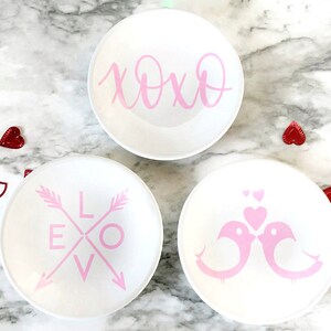 4 Inch Decorative Valentines Day Plates/4 Inch Plates/valentines Day ...