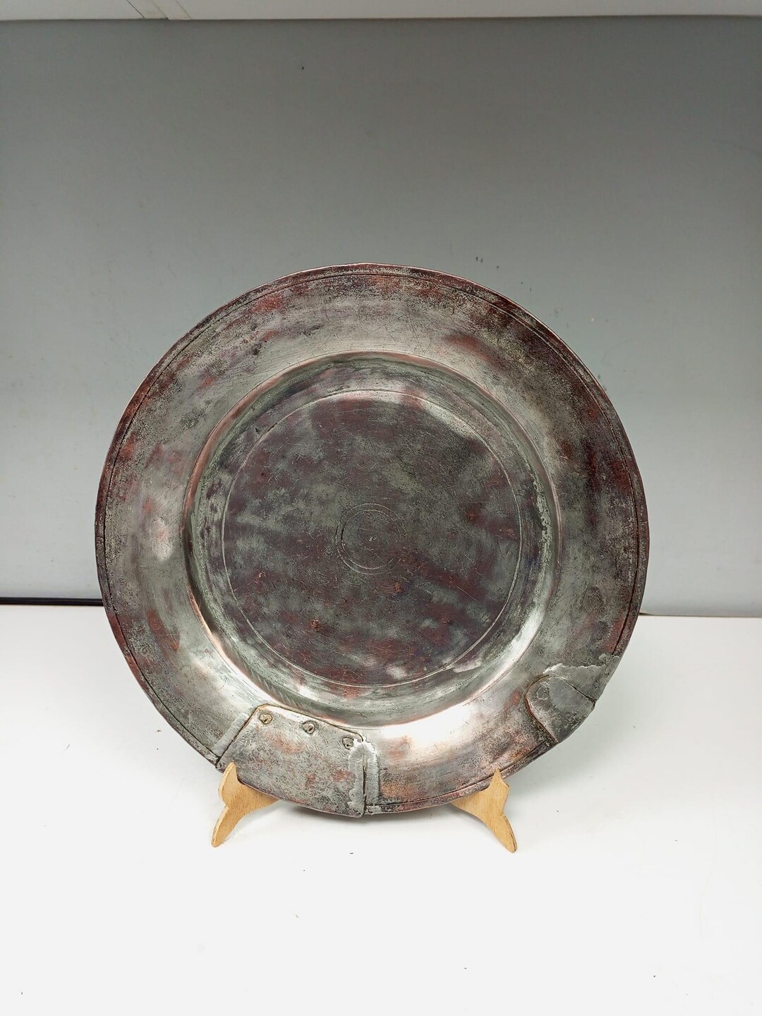 Antique 18-19th Century Ottoman Armenian Copper Plate with Armenian ...