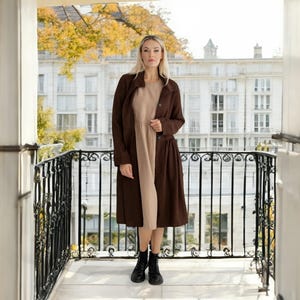 Our Handmade Long Linen Summer Jacket & Coat - Top Clothing for Any ...