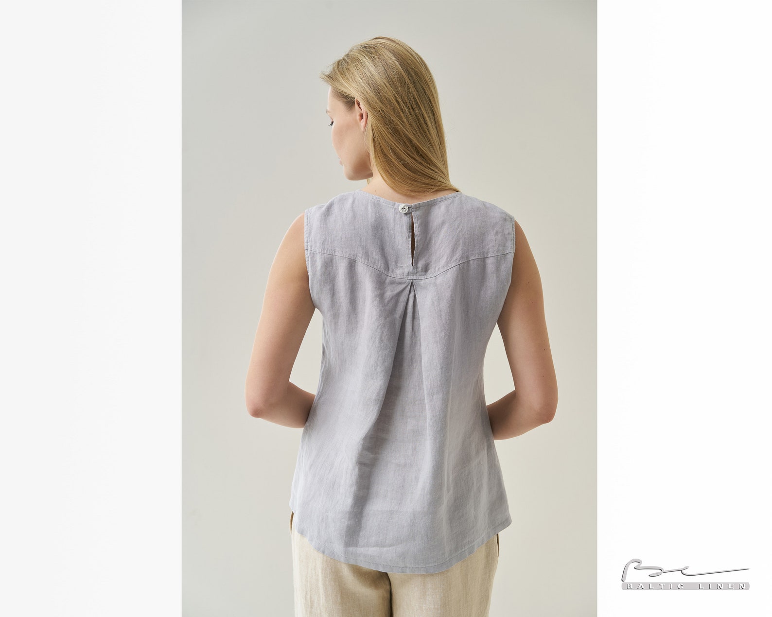 Light Lilac Linen Shirt & Blouse - Tank Top for Summer! - Etsy