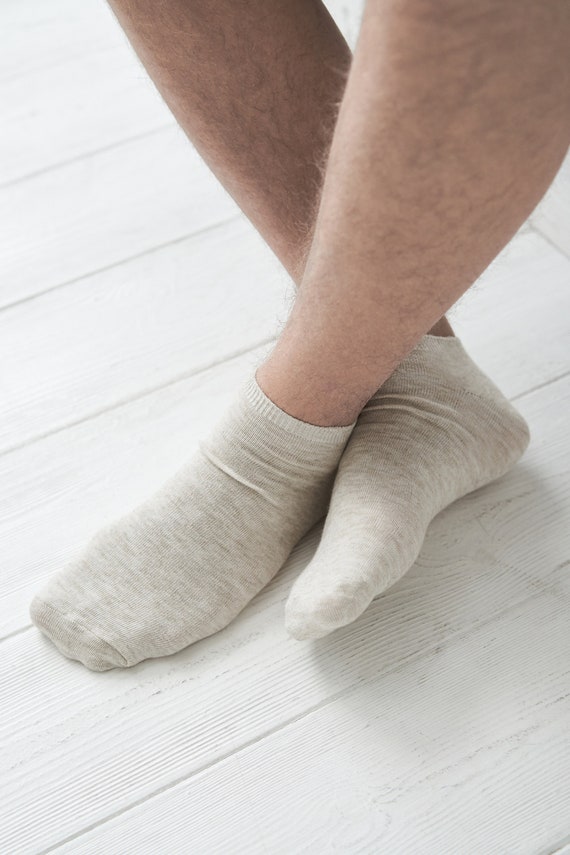 Set 3 Organic Linen Socks Linen Unisex Organic Socks Vegan - Etsy