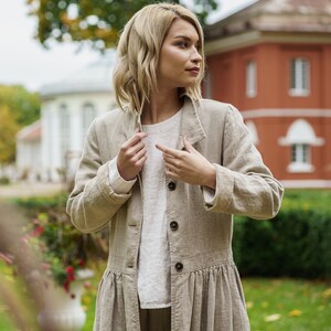 Our Handmade Long Linen Summer Jacket & Coat - Top Clothing for Any ...