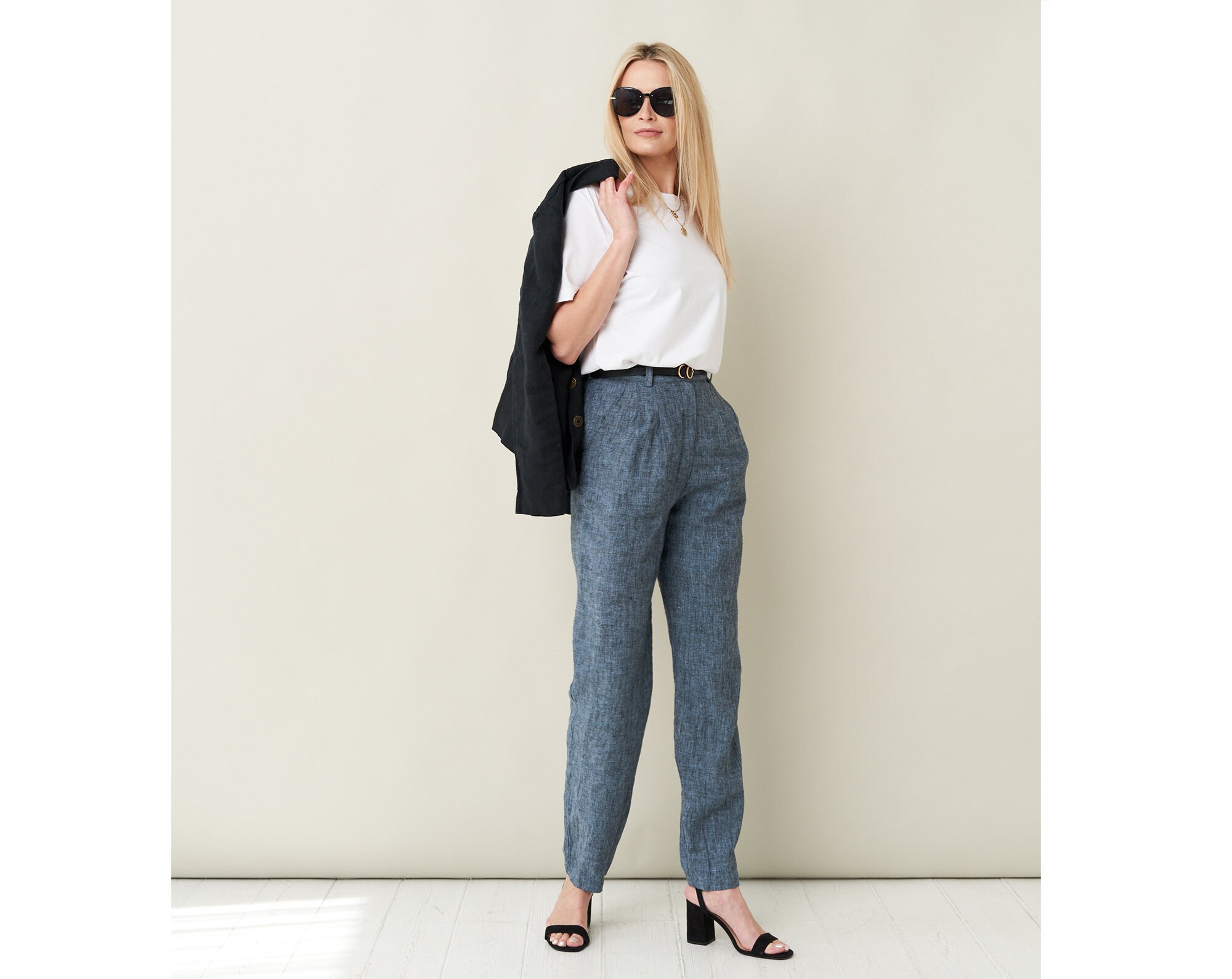 Smart Linen Pants Loose Linen Pants - Etsy