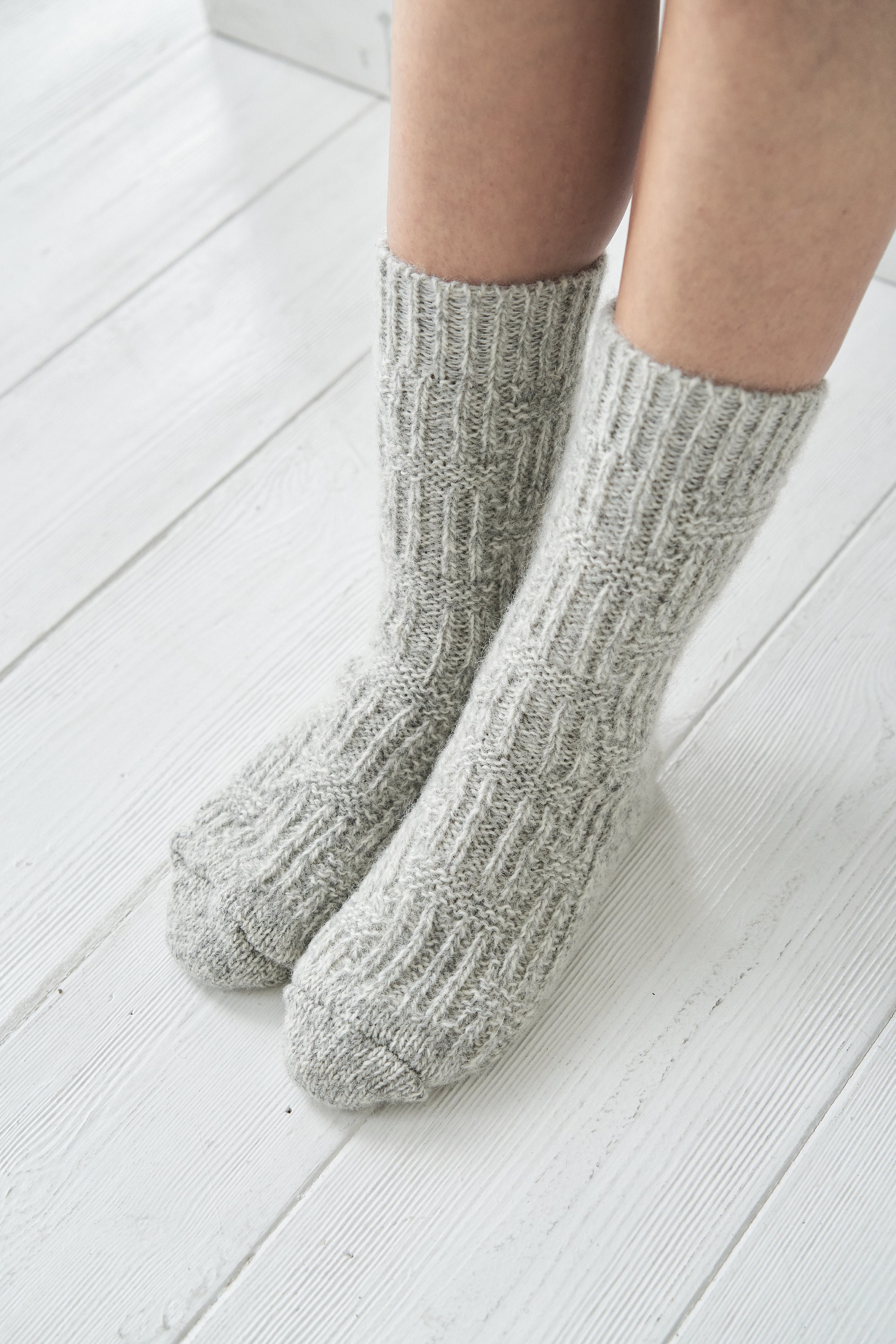 Pure Wool Socks Sheep Wool Socks Scandinavian Style Knitted | Etsy