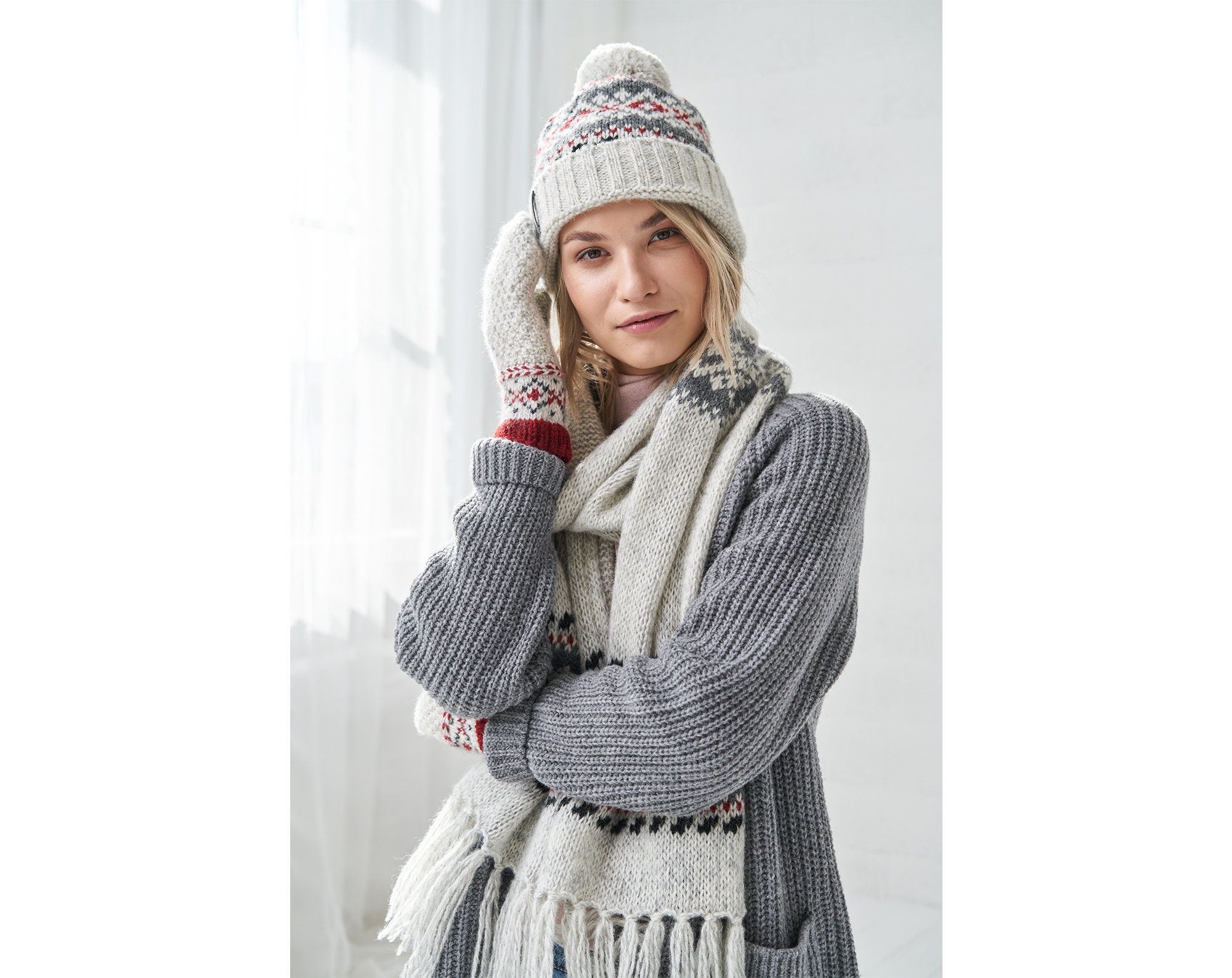 Natural Wool Hat, Sheep Wool Hat, Scandinavian Style Winter Hat - Etsy
