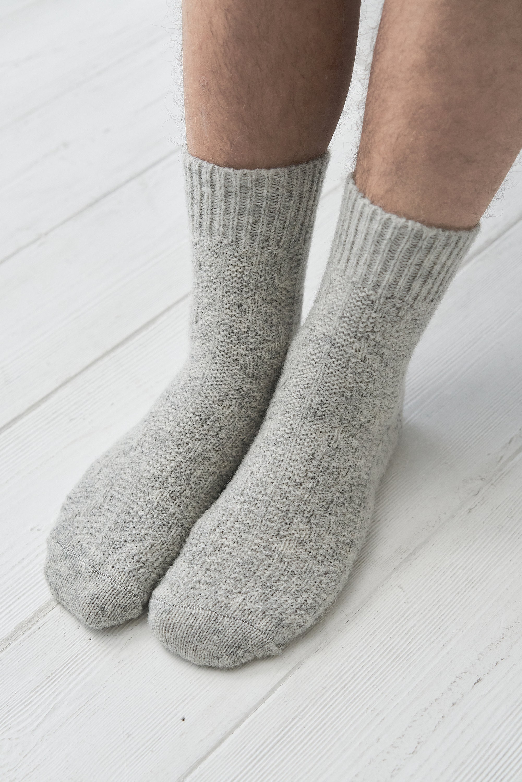 White Wool Socks Fuzzy Socks Made With Love Soft and Warm - Etsy