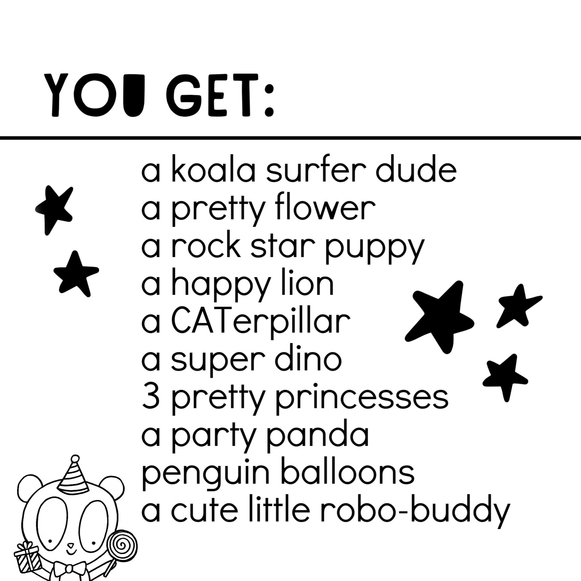 Super Cute Kawaii-style Hand-drawn Printable Coloring Pages - Etsy