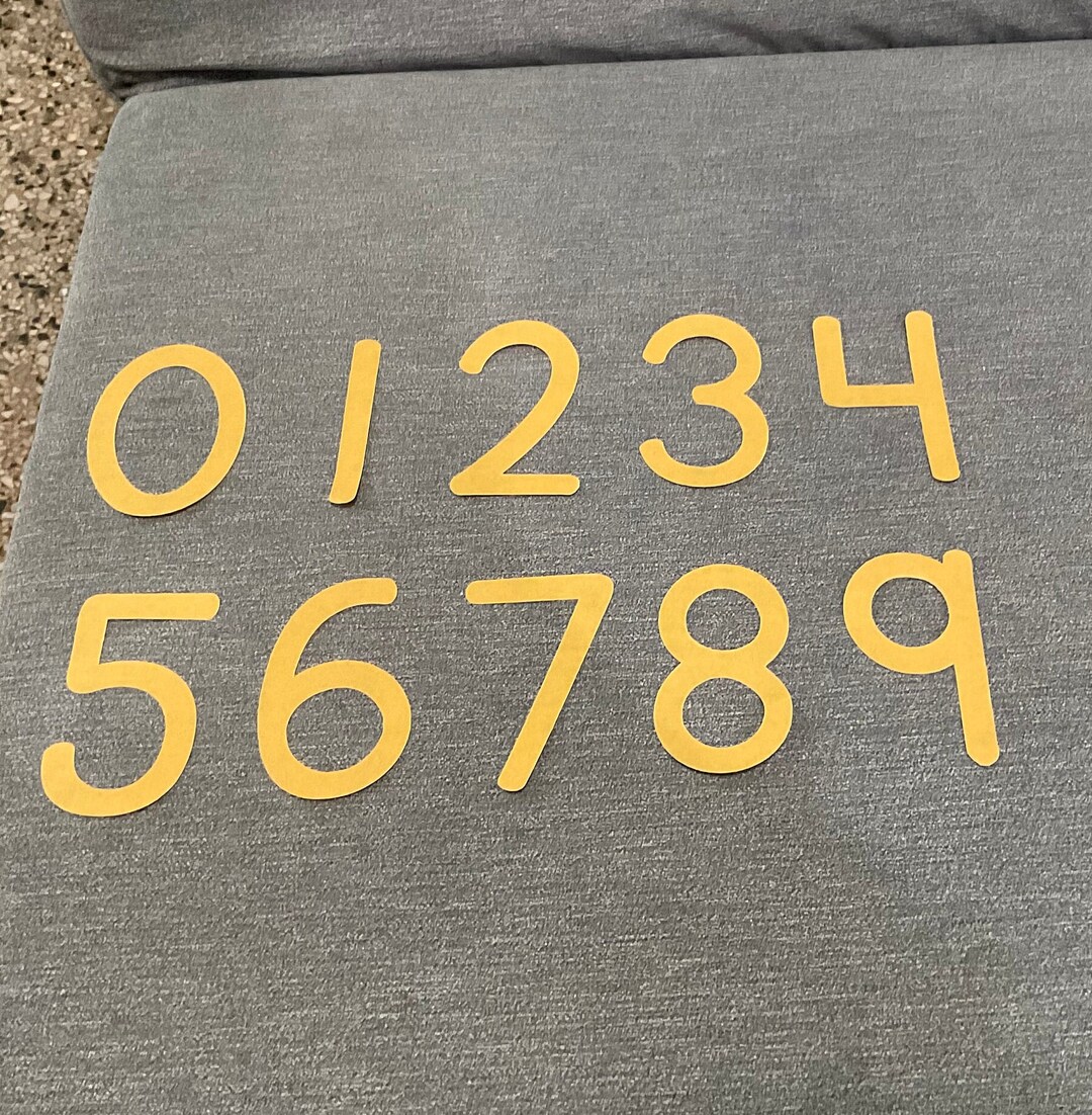 DIY Montessori Sandpaper Numbers Kit - Educational Toy for Kids - Etsy