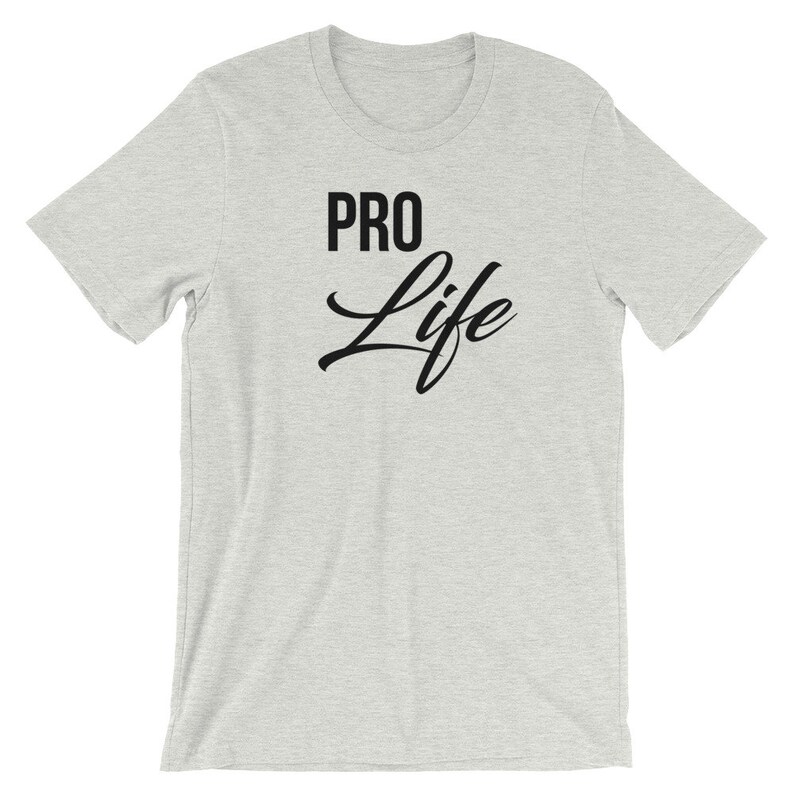 Pro Life Shirt Christian T shirt Prolife Catholic Shirt | Etsy