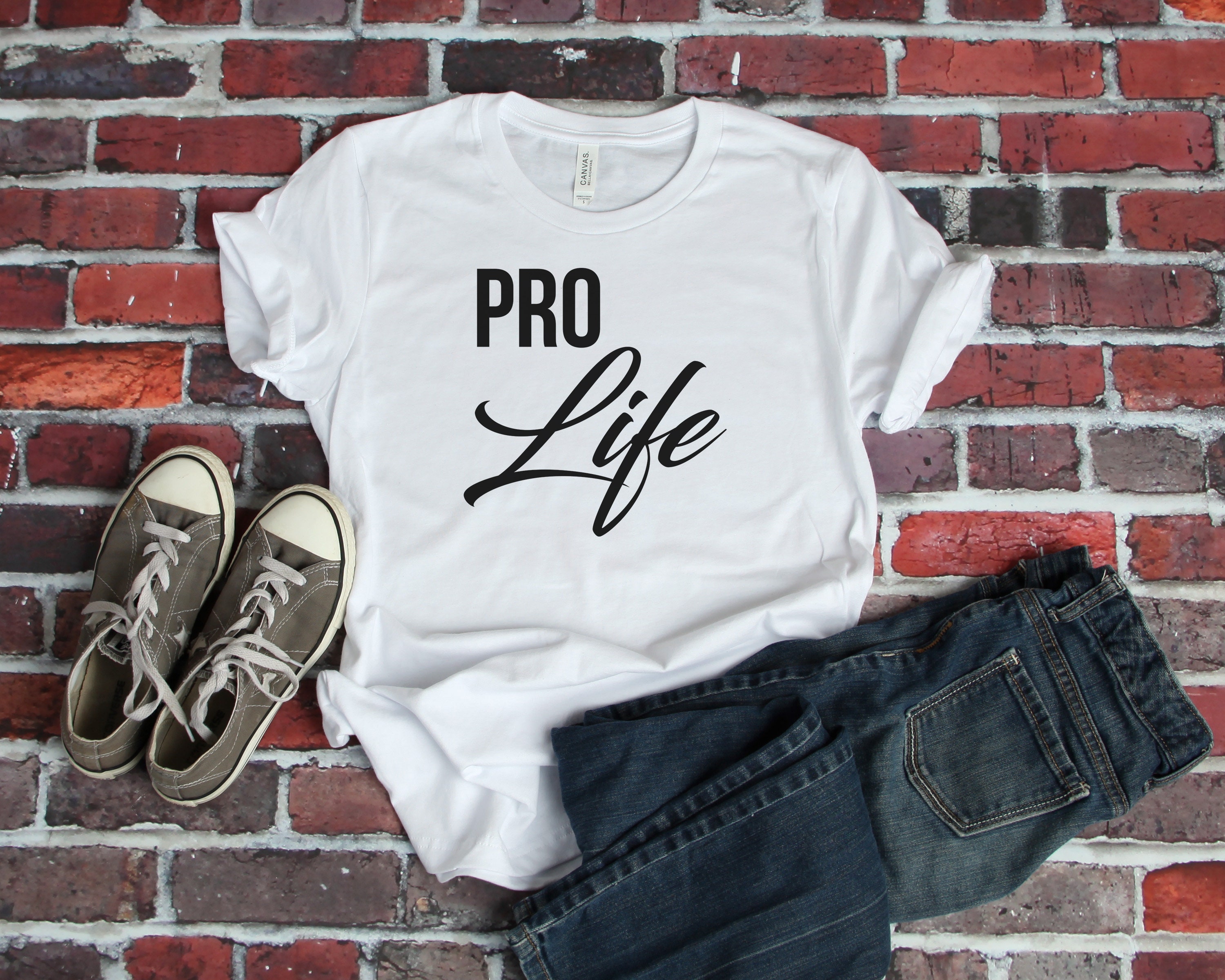 Pro Life Shirt Christian T shirt Prolife Catholic Shirt | Etsy