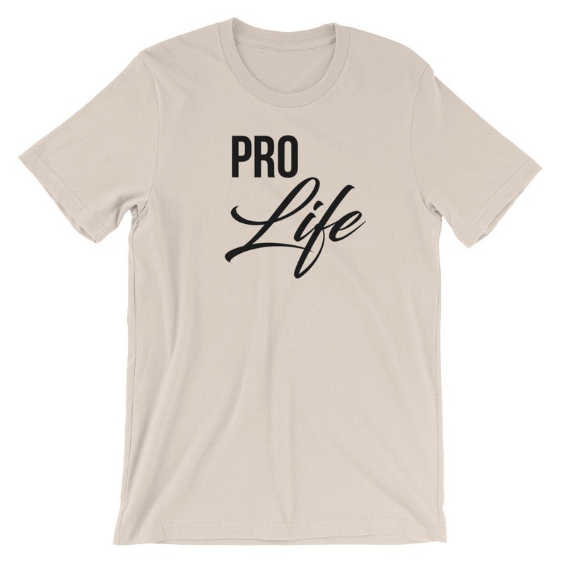 Pro Life Shirt Christian T shirt Prolife Catholic Shirt | Etsy