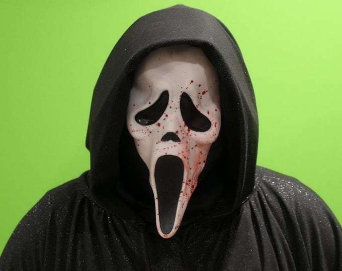 Ghostface Bloody Mask - as Seen in 'ghostface Vs Jeff the Killer' on ...