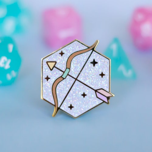Wizard Cute D&D Pin Pastel Gold Plated Hard Enamel Lapel - Etsy