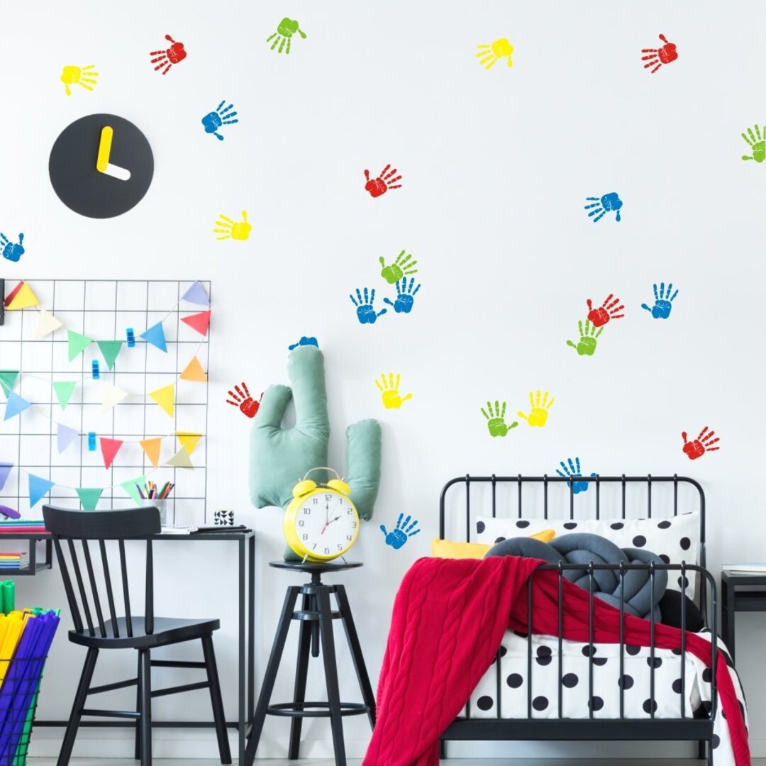 Hands Sticker, Hand Decal for Kid Room, Hands Decoration, Feet Decal ...