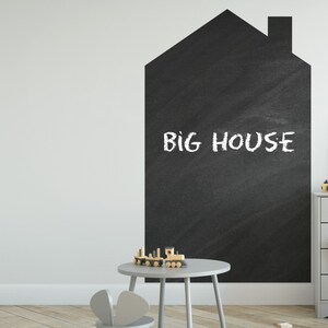 Wall Sticker House XXXL Removable 150x95cm Blackboard Chalkboard Chalk ...