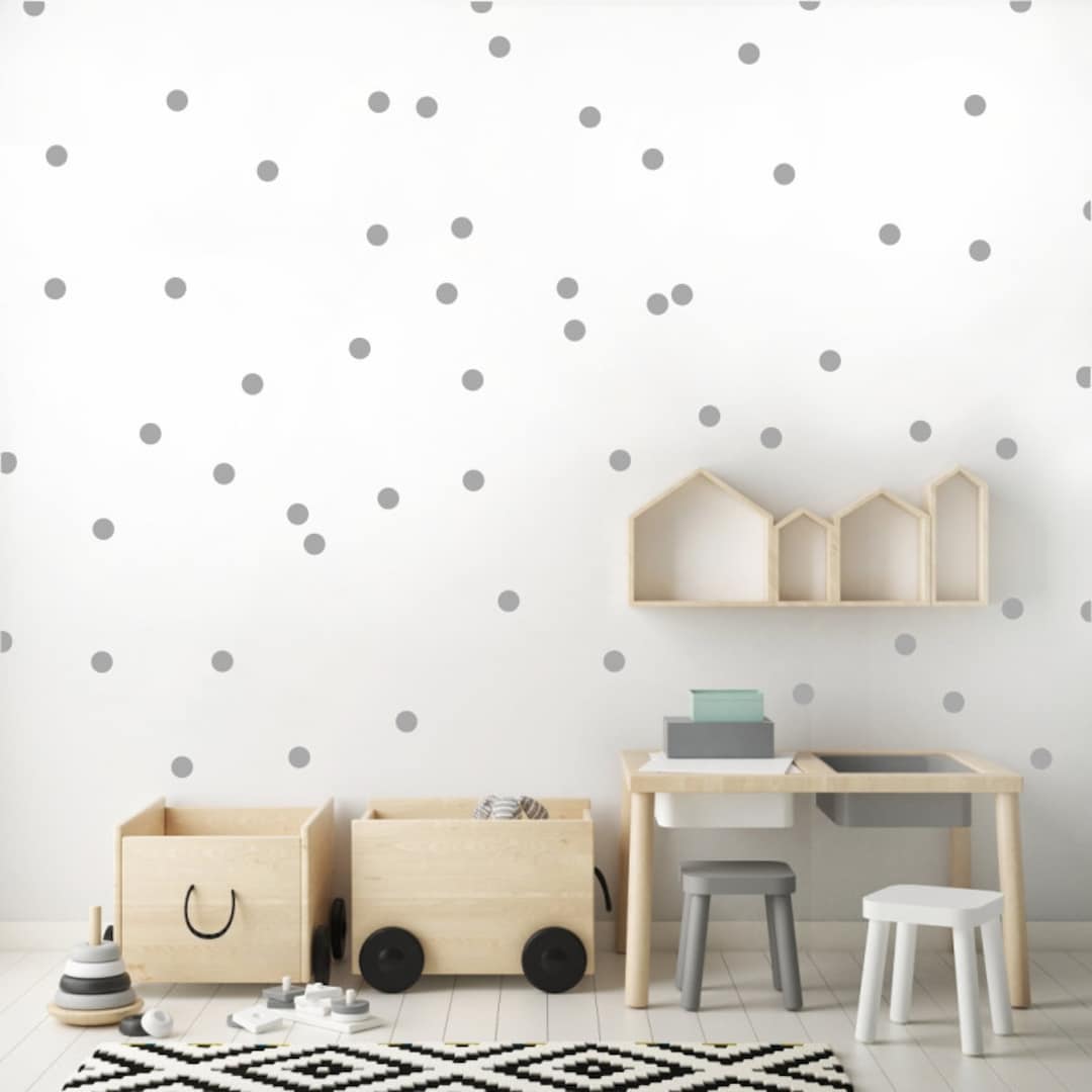 Wall Stickers Black Dots, Black Polka Dots, Polka Dots, Circles ...