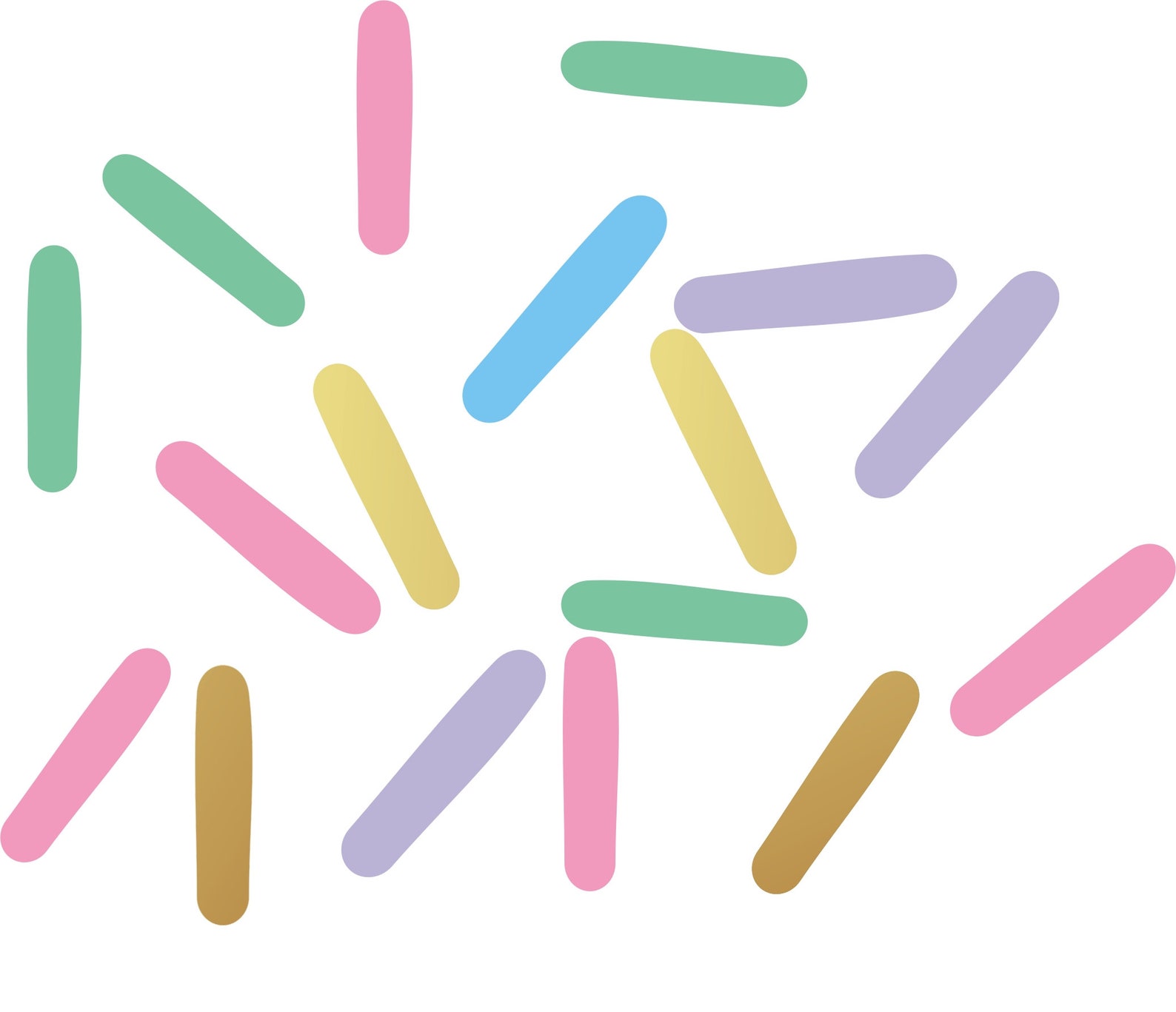 Sprinkles Wall Decals Confetti Wall Decal Sprinkles - Etsy