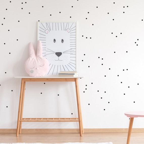 Mini Dots 0.6 Wall Sticker Many Colors Nursery | Etsy