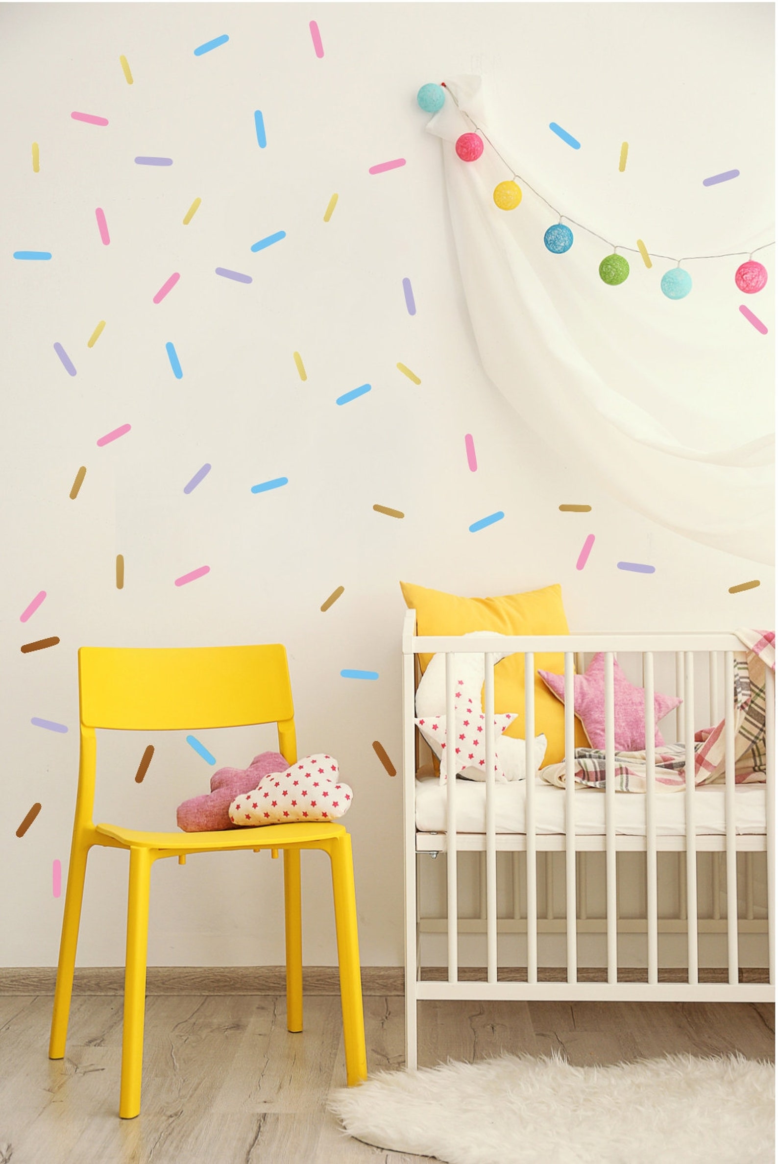 Sprinkles Wall Decals, Confetti Wall Decal, Sprinkles Stickers, Nursery ...