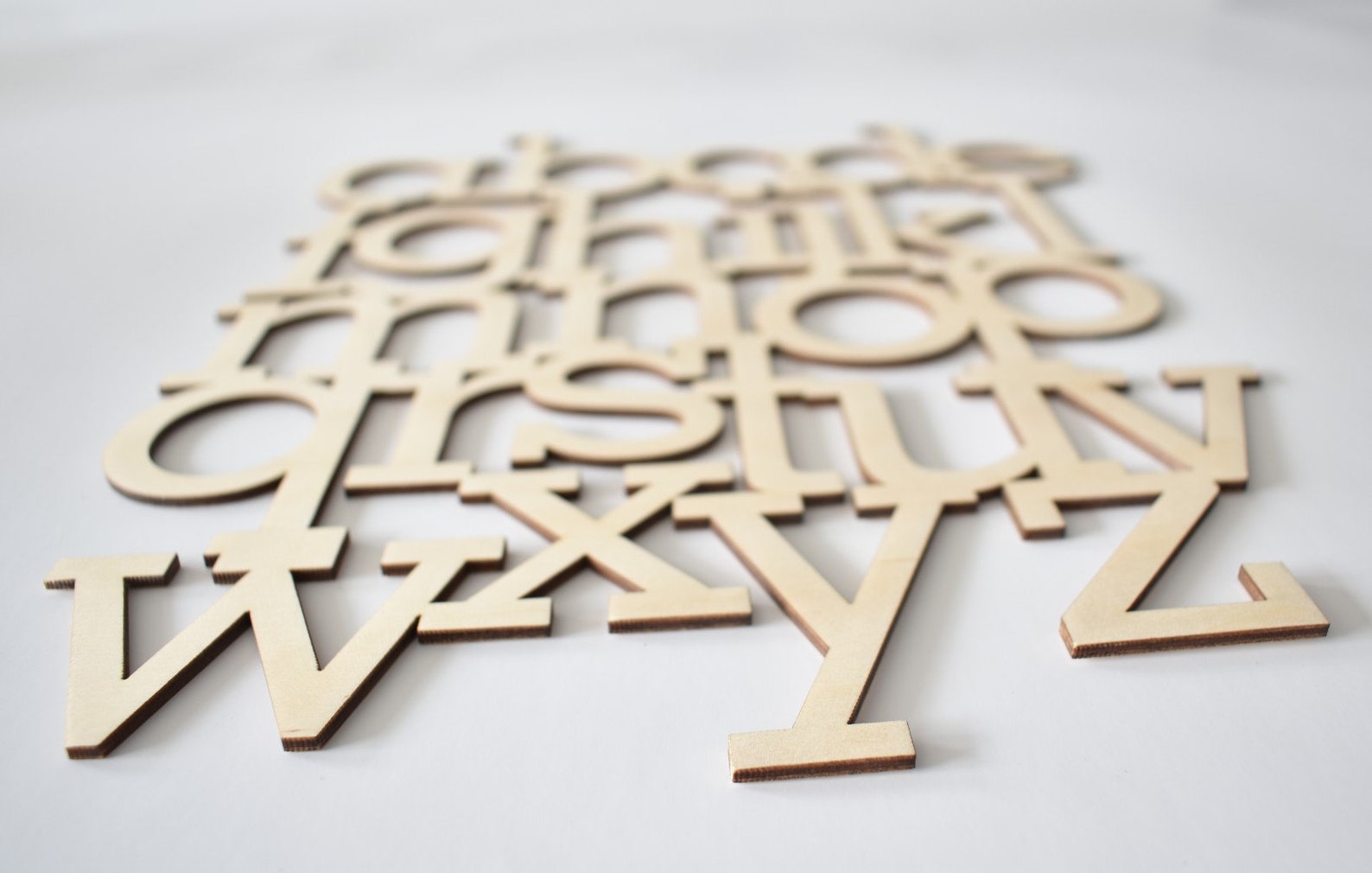 Wooden Alphabet Wood Decor Wood Letters Wooden Decoration | Etsy