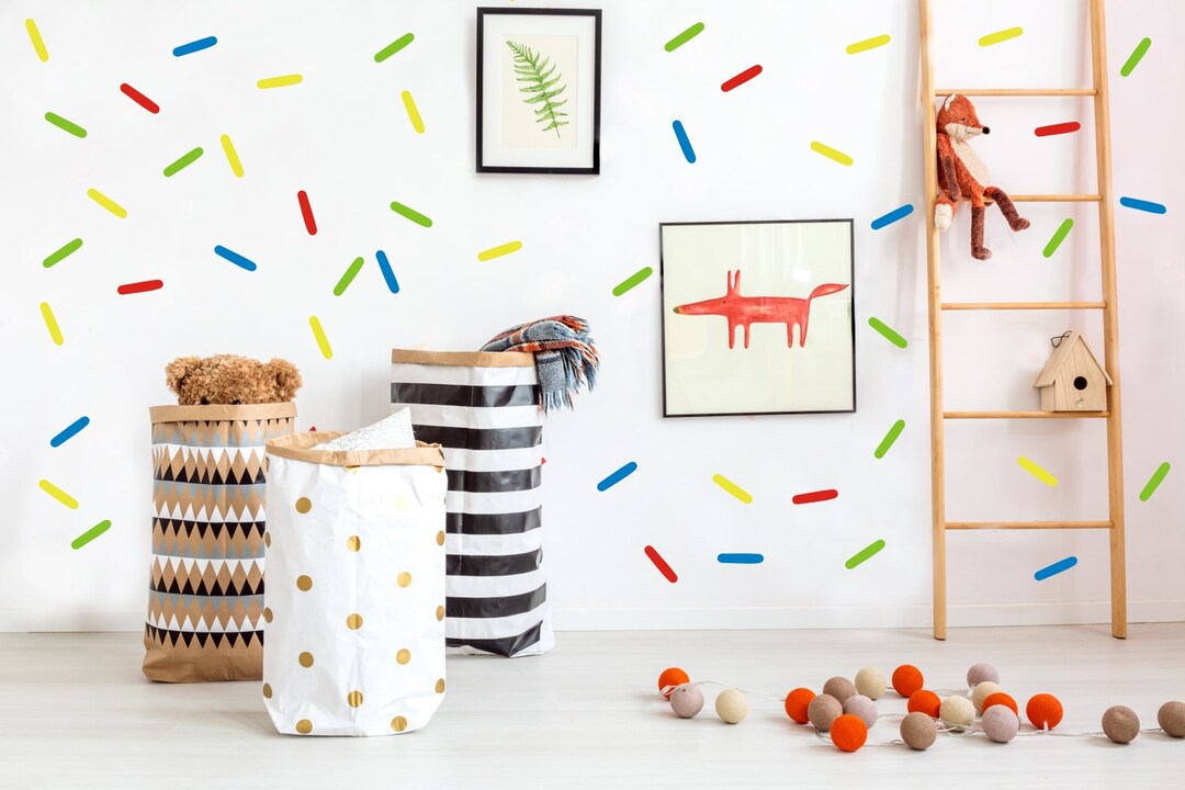 Sprinkles Wall Decals, Confetti Wall Decal, Sprinkles Stickers, Nursery ...