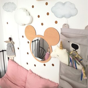 Minnie Mouse Children's Mirror Children's Room Decorations Children's ...