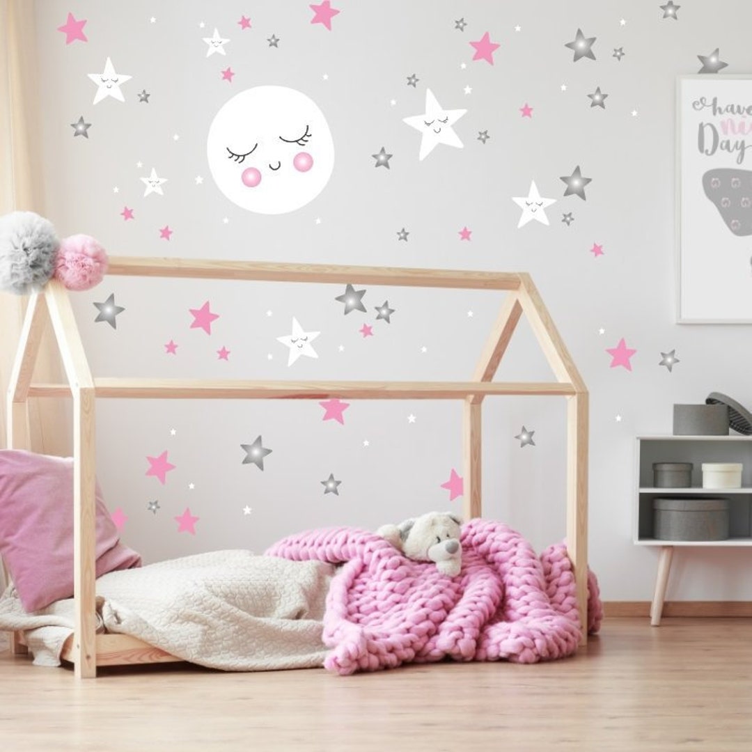 Fairytale Sky, Star Stickers, Moon Sticker, Set - Etsy