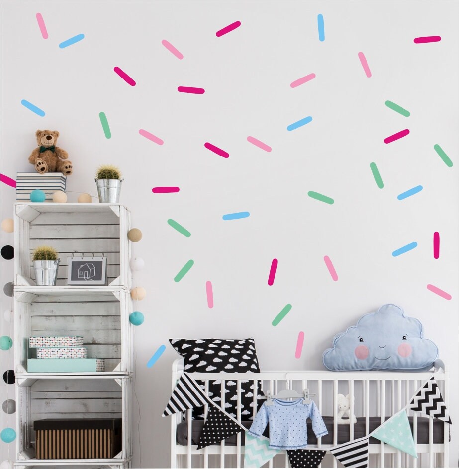 Sprinkles Wall Decals, Confetti Wall Decal, Sprinkles Stickers, Nursery ...