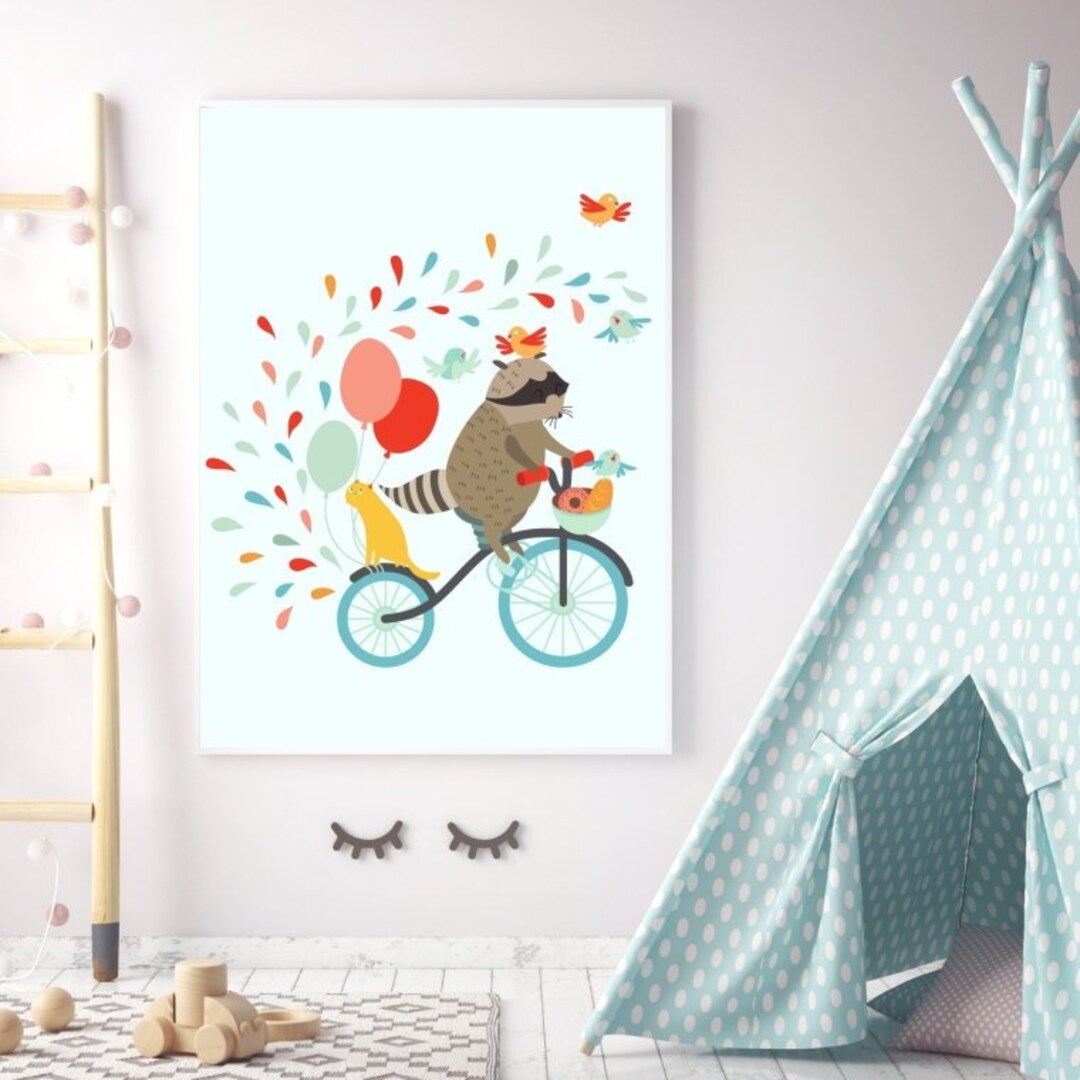 Posterchild's Room Raccoon, Forest Animals, Woodland Nursery, Animals ...