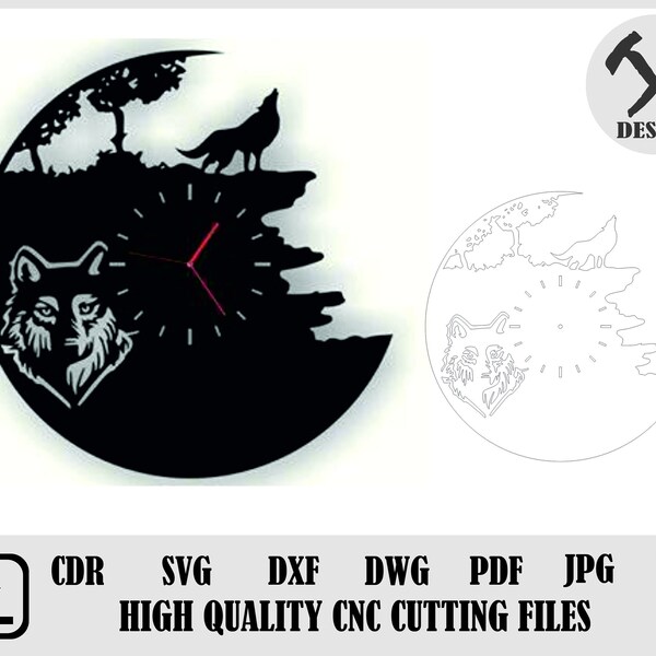 Laser Cut Clock - Etsy