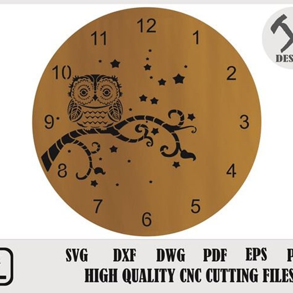 Laser Cut Clock - Etsy