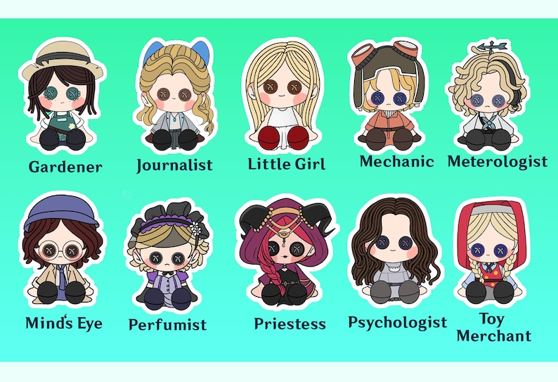 3 Inch IDV Female Survivor Plush Baby Stickers - Etsy