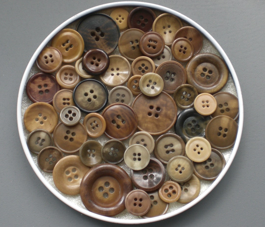 50 Corozo Buttons in Gift Packaging Corozo Tagua Nut Corozo Nut - Etsy