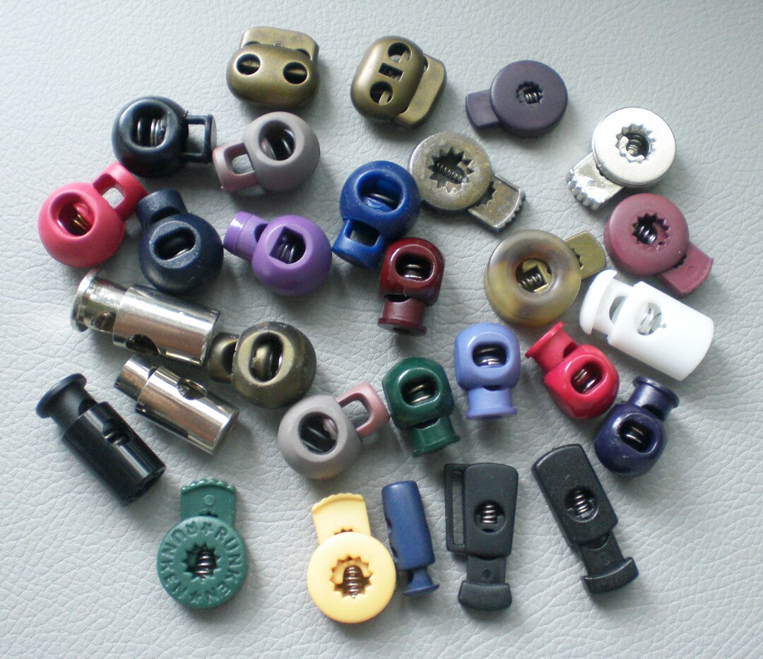 Cord Stopper Bundle Vintage Cord Ends Cord Closure Colorful - Etsy