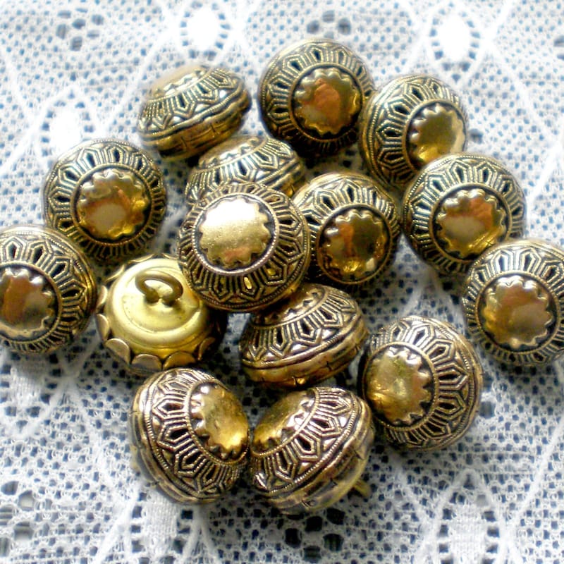 Metal Buttons - Etsy