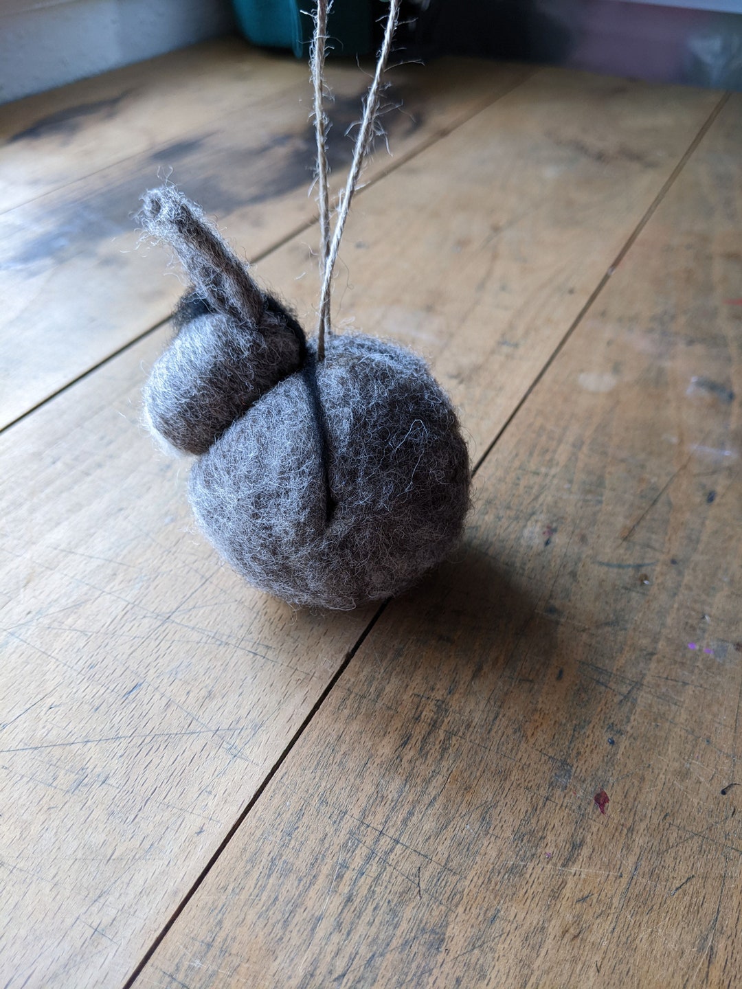 Needle Felted Donkey Bauble - Etsy