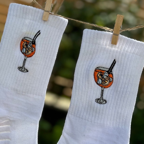 Aperol spritz socken - Etsy.de