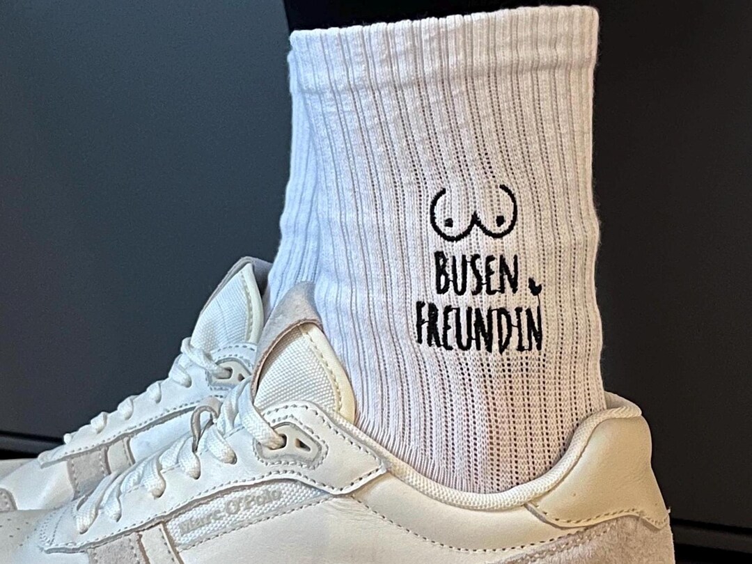 Bosom Buddy - Embroidered Socks, Gift for Best Friend, Valentine's Day ...