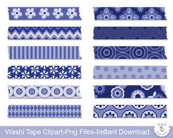 Vintage Gingham Washi Tape Digital Clip Art Graphic Download - Etsy