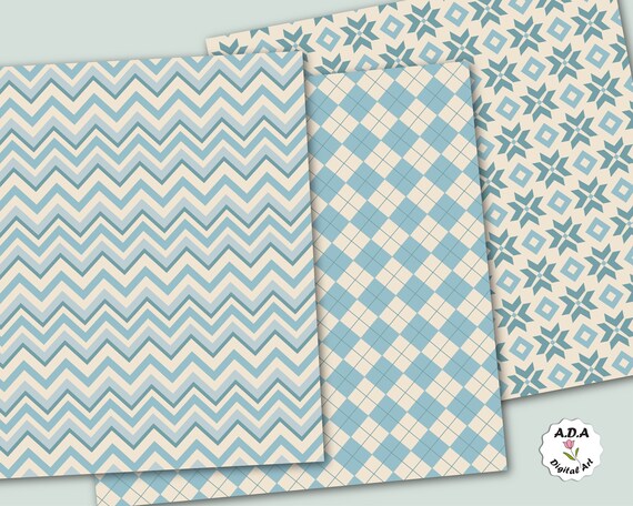 Blue Scrapbook Backgrounds